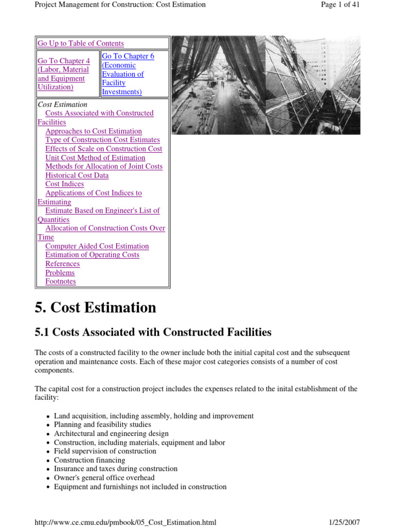 Chap-5 Cost Estimation | PDF | Production Function | Economies Of Scale