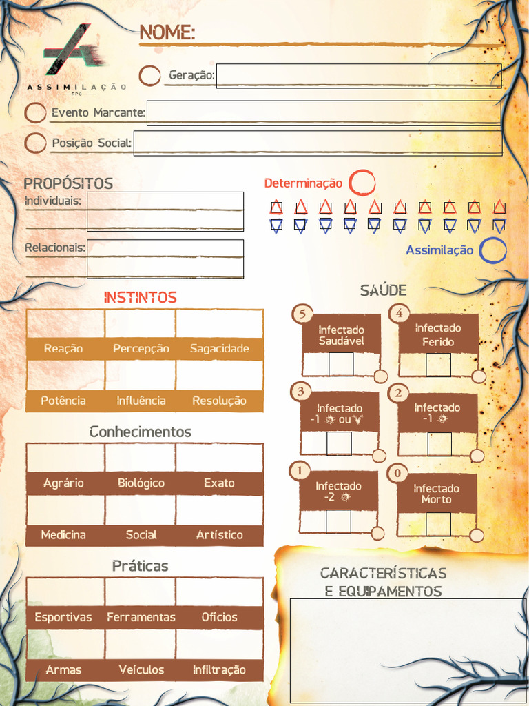 As Ficha Geral Cor V0.1 | PDF