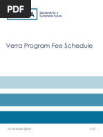 Program Fee Schedule v4.3 FINAL | PDF | Copyright | Sustainable Development