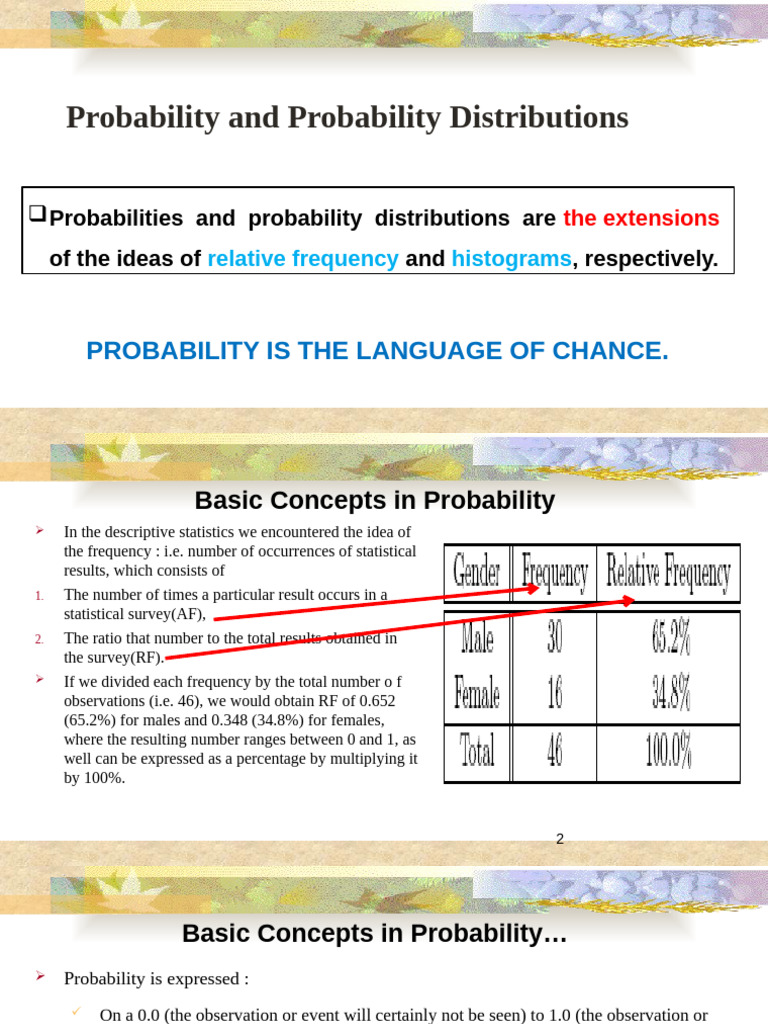 4.probability and Statistics | PDF | Probability Distribution | Normal ...