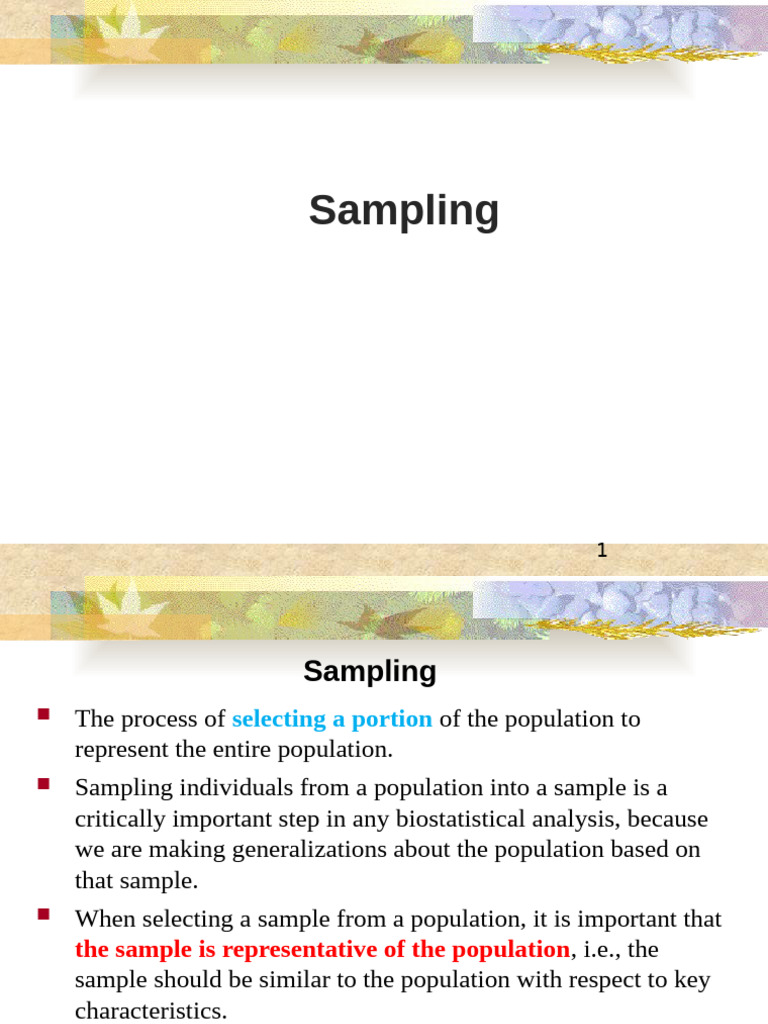 5.Sampling and Sampling Distributions | PDF | Standard Error | Sampling (Statistics)