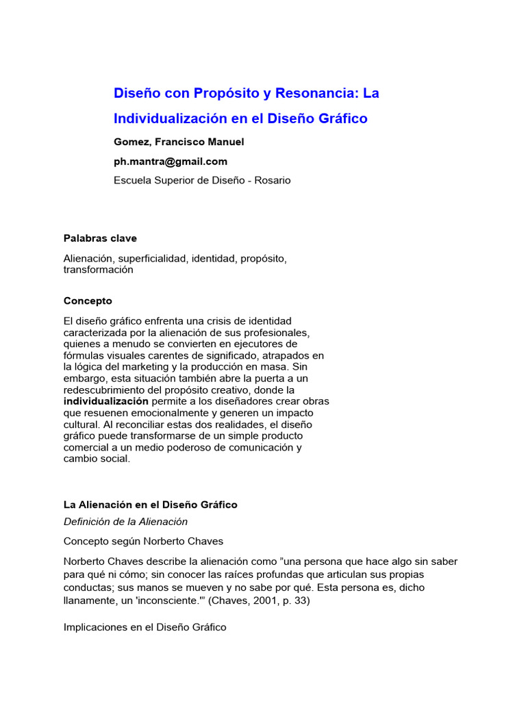 Diseño Con Propósito y Resonancia | PDF | Diseño | Diseño gráfico
