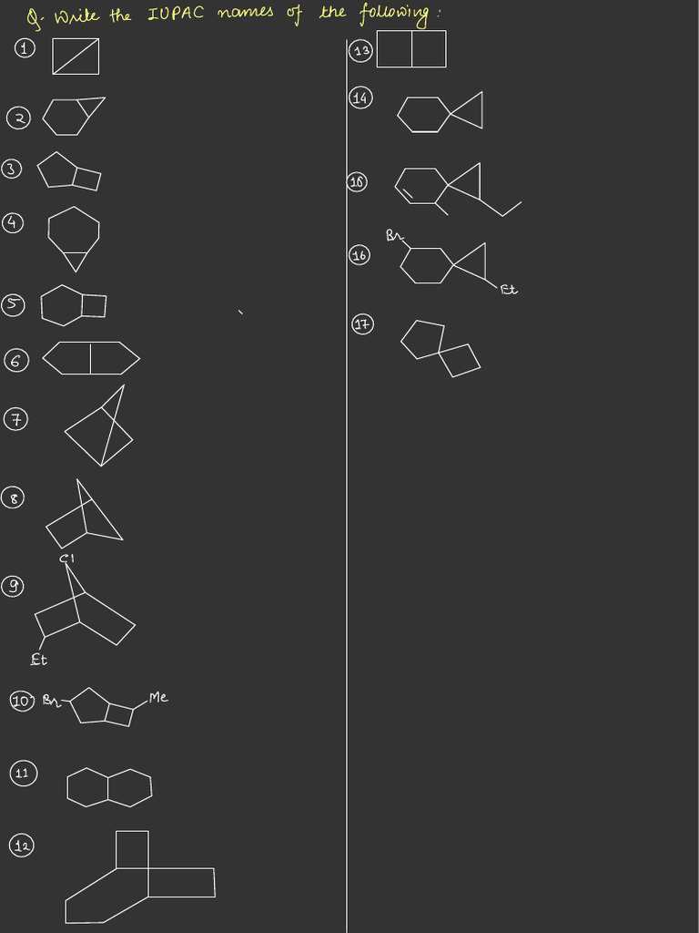 IUPAC Nomenclature Part 5 | PDF | Hydrocarbons