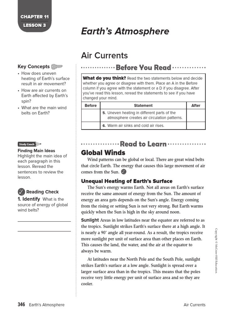 Atmoshphere Lesson 3 | PDF | Wound | Atmospheric Circulation