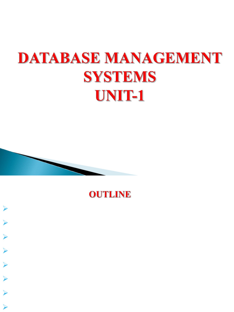 1 DBMS - Introduction New | PDF | Databases | Conceptual Model