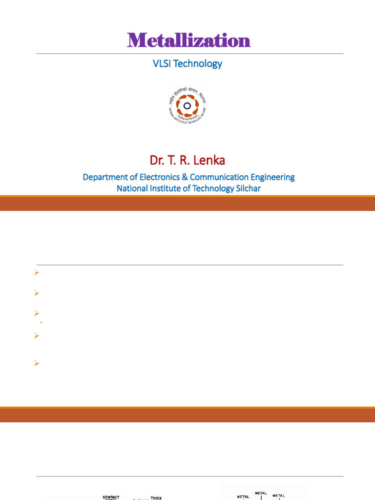 9.Metallization | PDF | Chemical Vapor Deposition | Sputtering