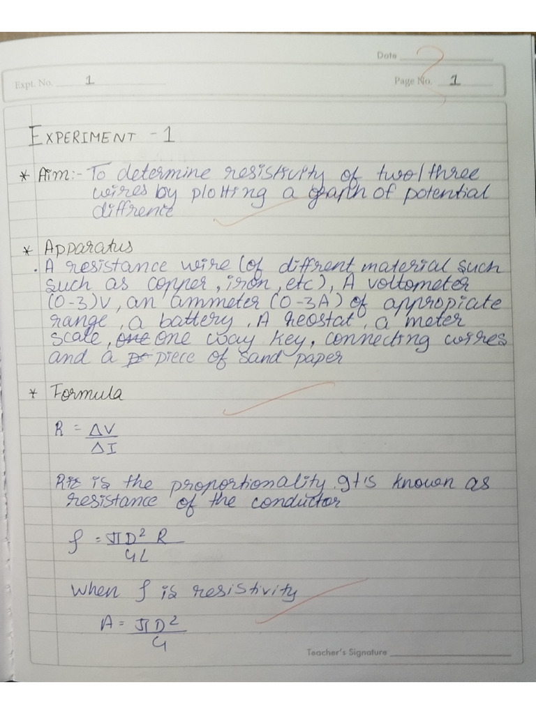 Physics Practicals | PDF