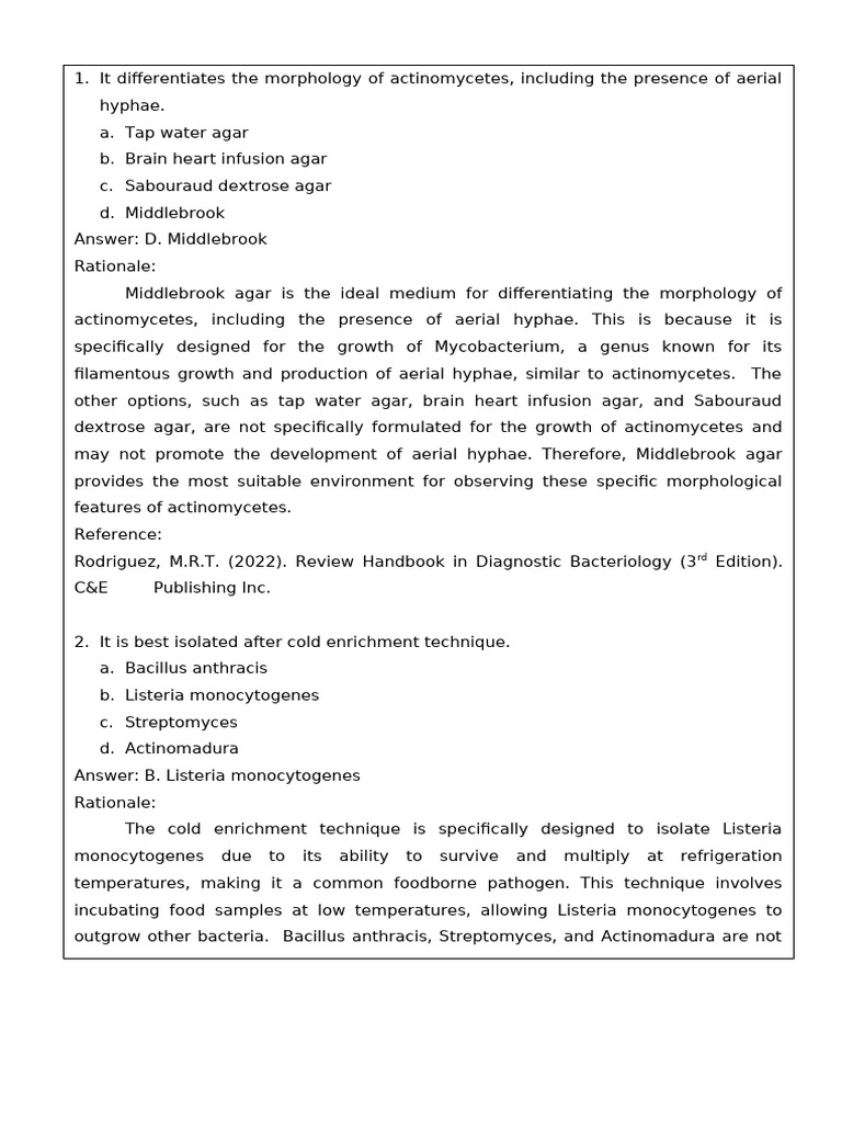 Act 23 Bacte Lec | PDF | Bacillus | Bacteria