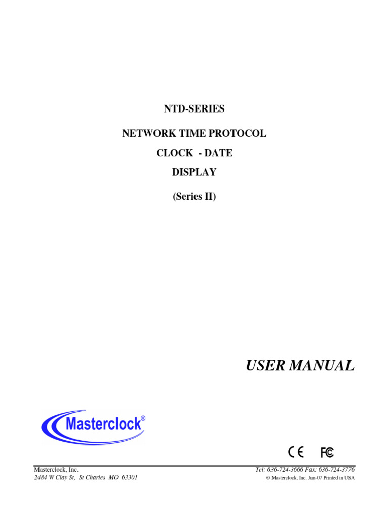 NTD-Series-User-Manual | PDF | Computer Network | Ip Address