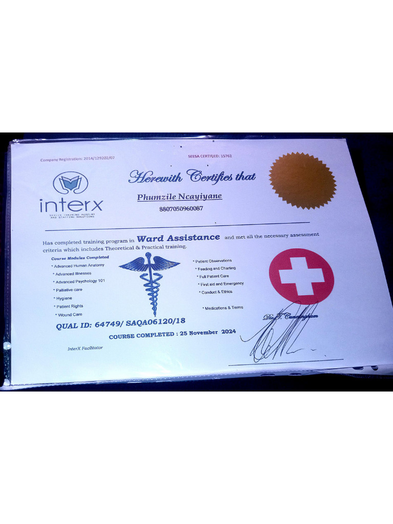 Certificate Interx | PDF