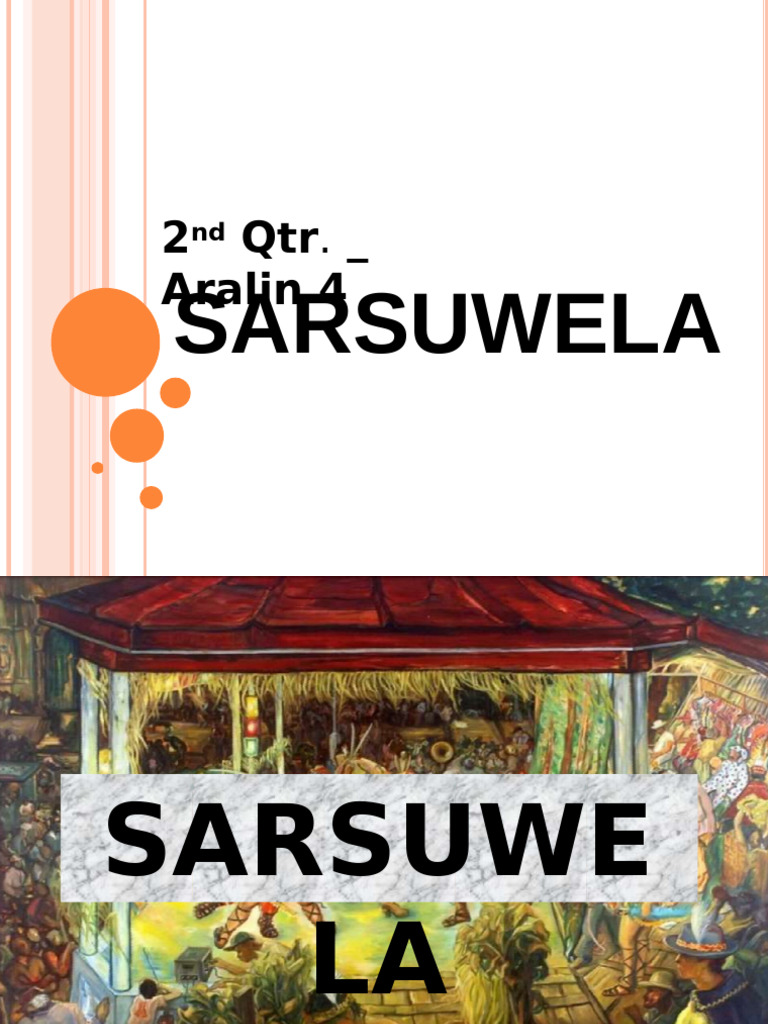 Sarswela Intro | PDF