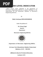 Water Level Indicator Project | PDF | Transistor | Electronic Circuits