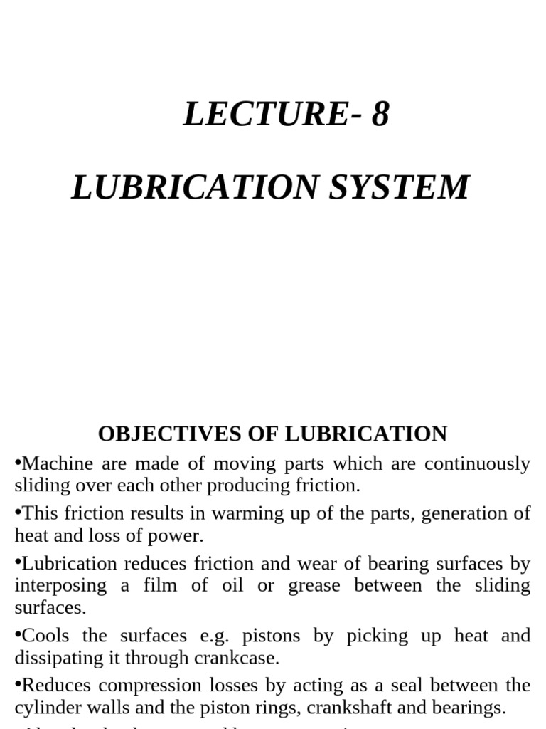 Splash Lubrication System Overview | PDF | Motor Oil | Piston