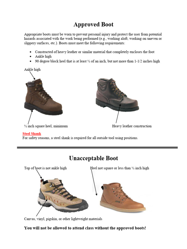 Boot-Requirements | PDF