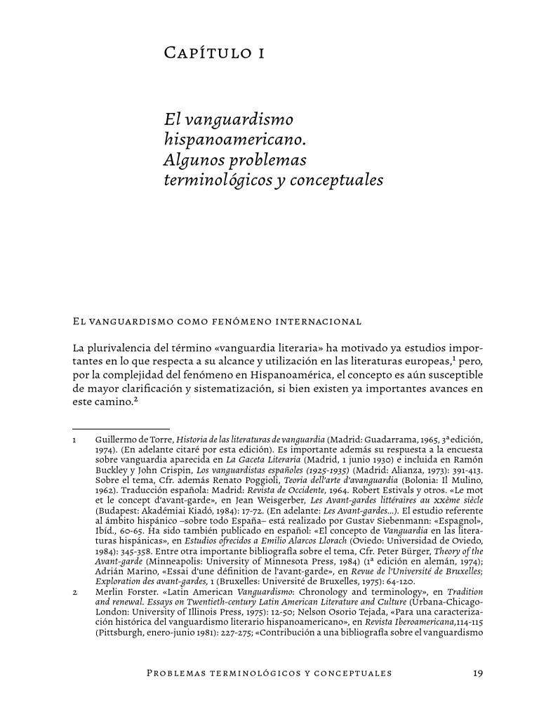 Vanguardia literaria en Hispanoamérica | PDF | Vanguardia | España