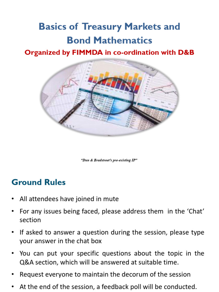 D&B Presentation On Bond Maths - Sessions 1&2 - Compressed PDF | PDF | Repurchase Agreement ...