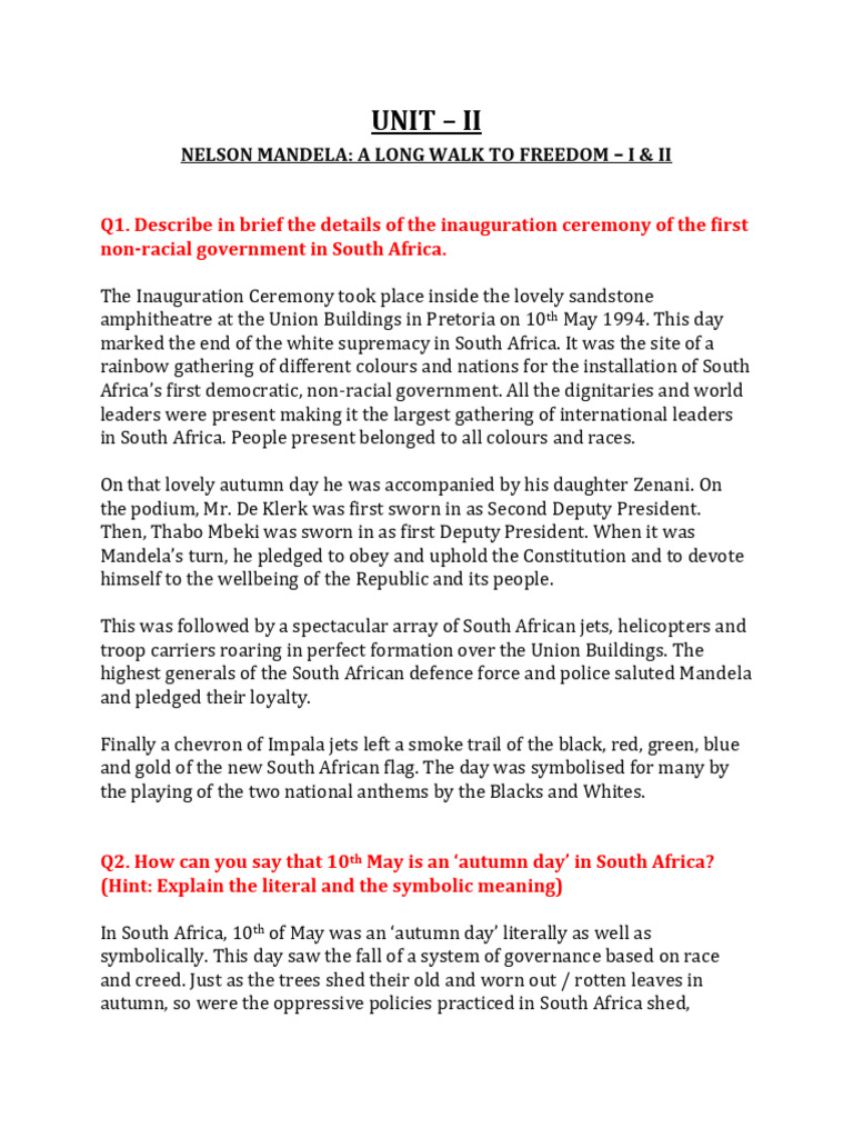 Resource 20240602081351 Nelson Mandela (Assignment Solution) | PDF | Nelson Mandela | South Africa