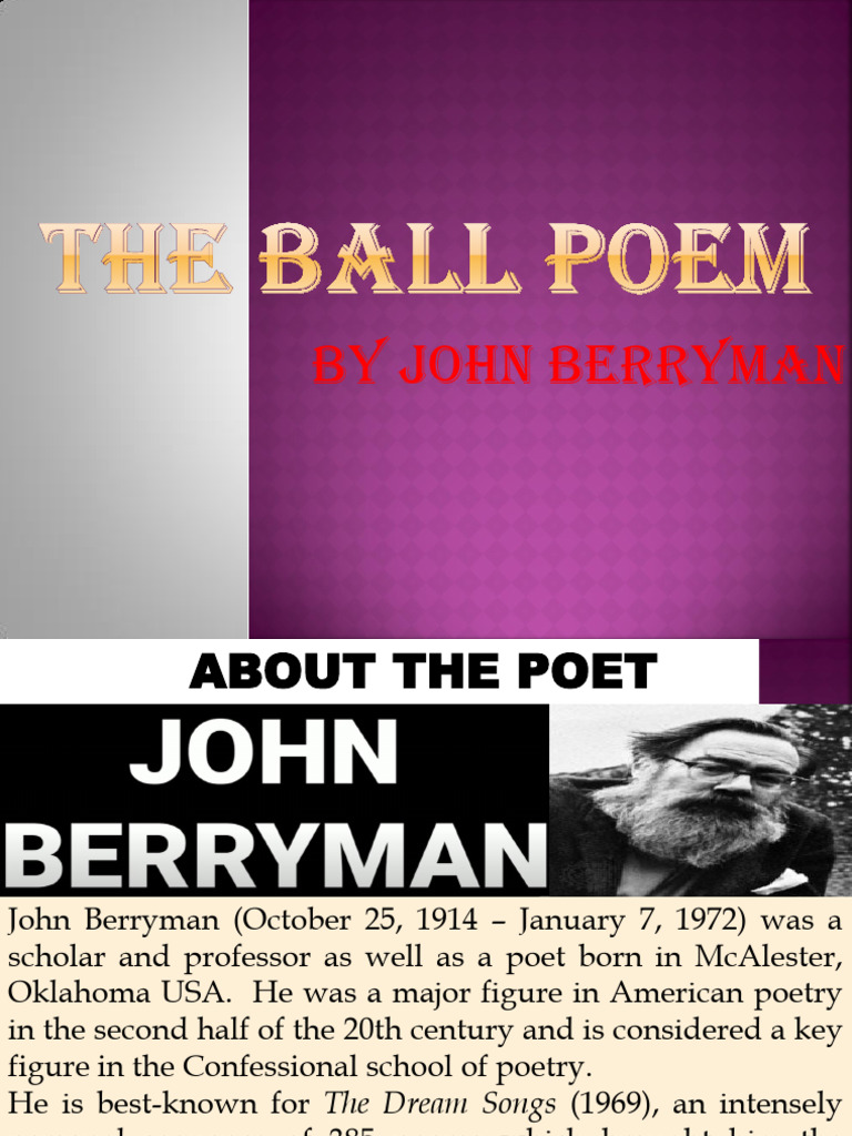 Resource 20240816095348 Class X The Ball Poem PPT | PDF