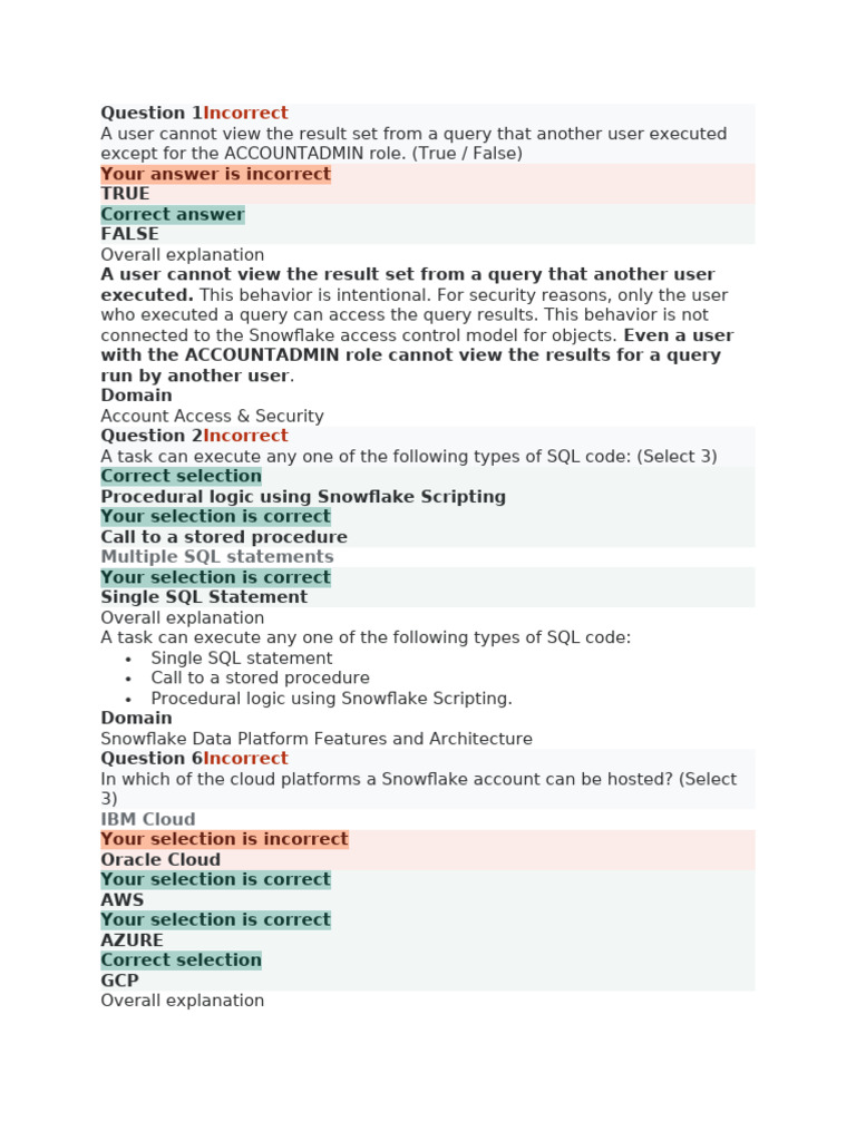 Practice Test UDEMY 1 Incorrect | PDF | Databases | Java Script