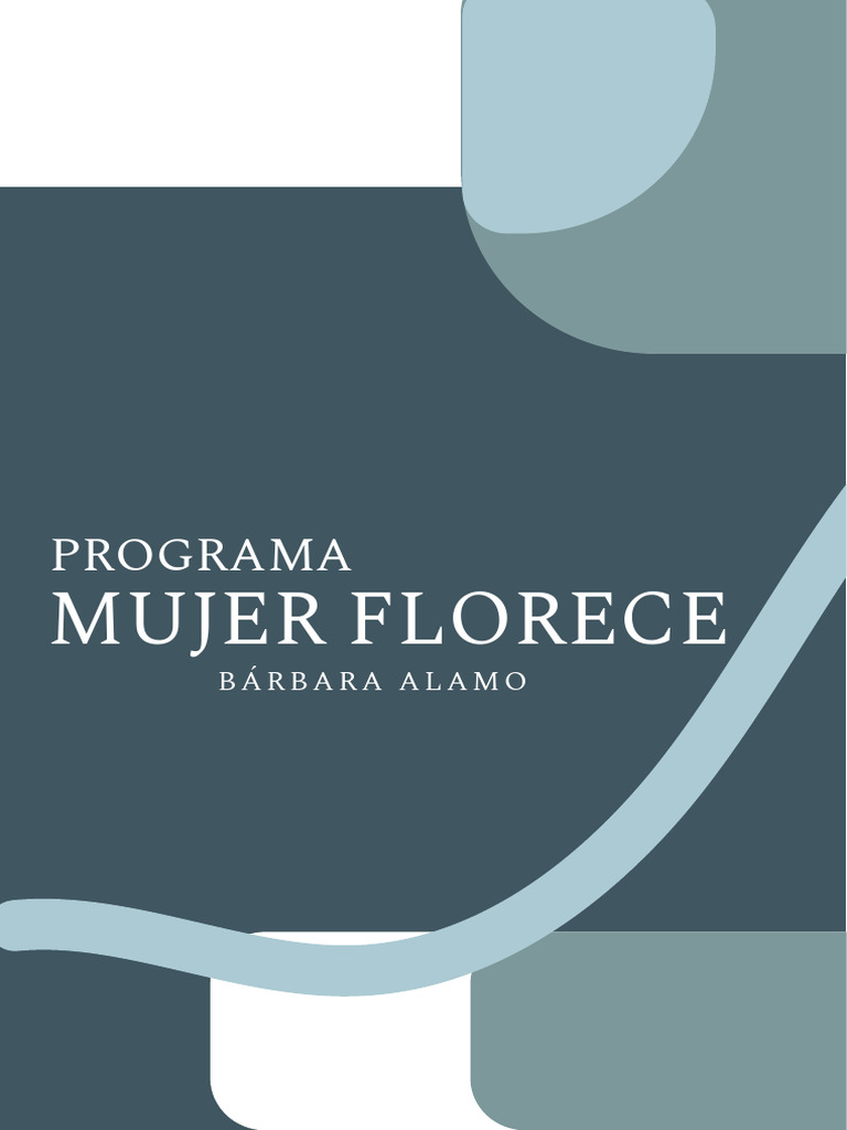 Mujer Florece | PDF | Estrés (biología) | Autoestima