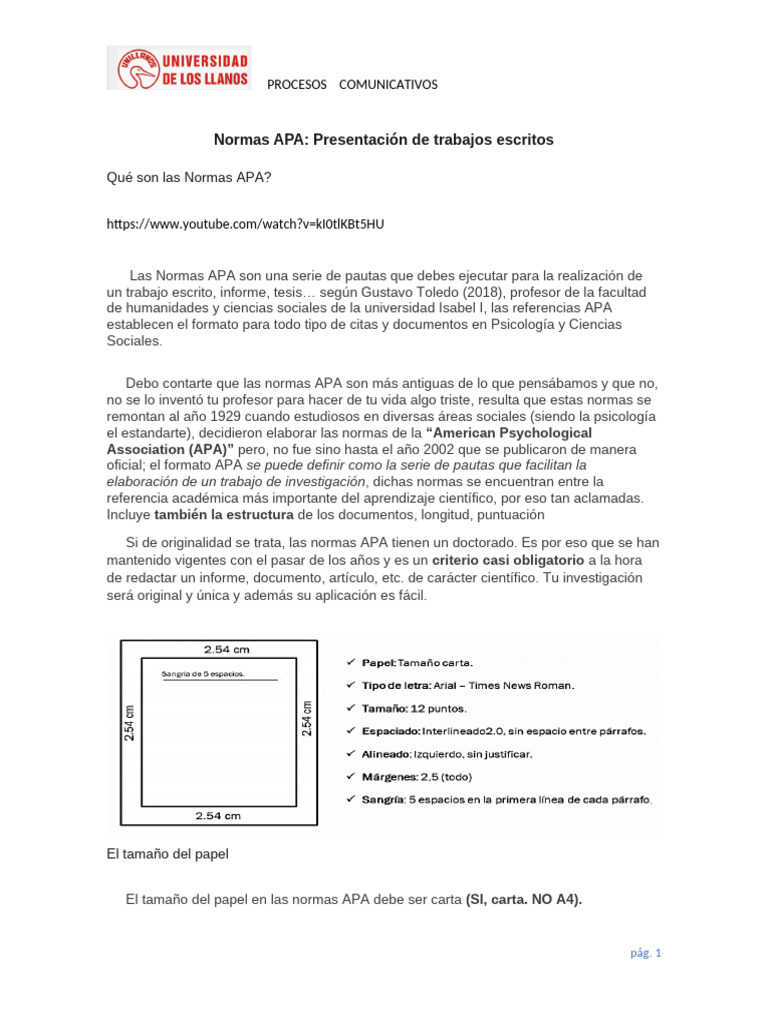Normas APA: Guía para trabajos escritos | PDF | Estilo apa | Sicología