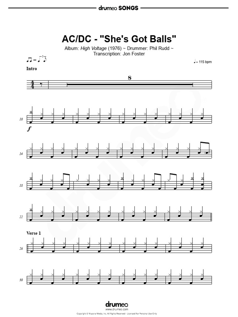 AC DC - She's Got Balls (+) | PDF