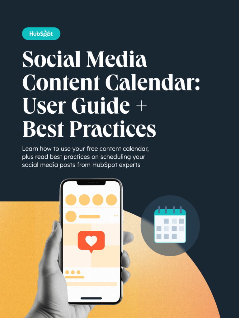 HubSpot Social Media Calendar Guide | PDF | Social Media | Popular ...