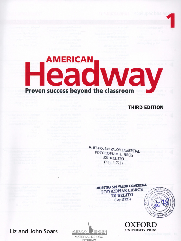 American Headway 1 Student S Ed EDITADO | PDF