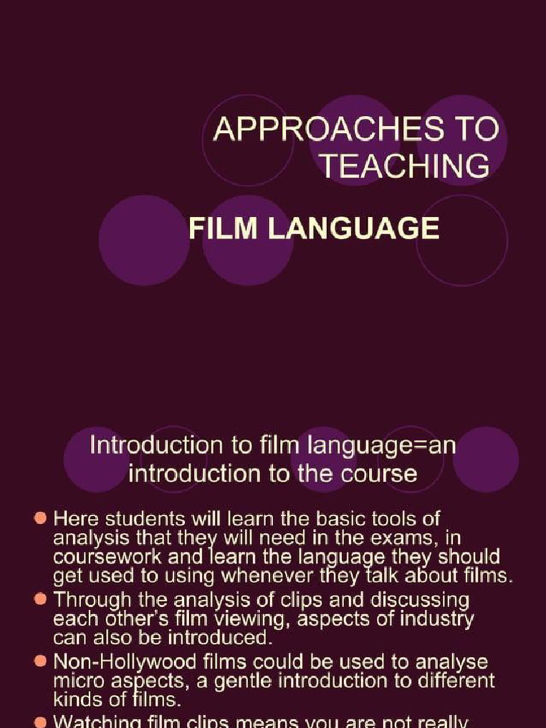 Film Language | PDF