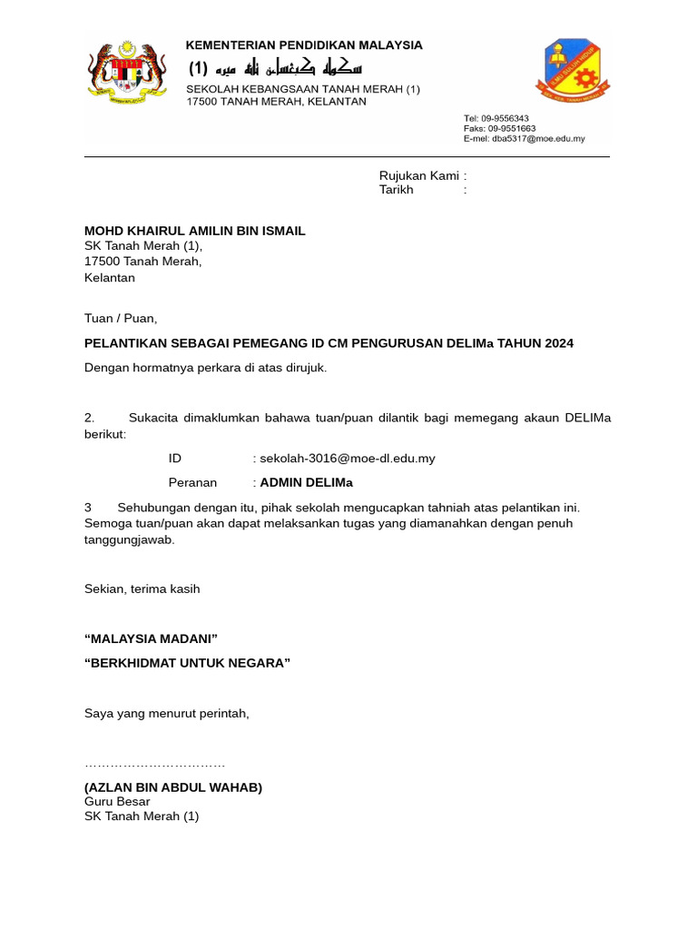 Surat Lantikan | PDF