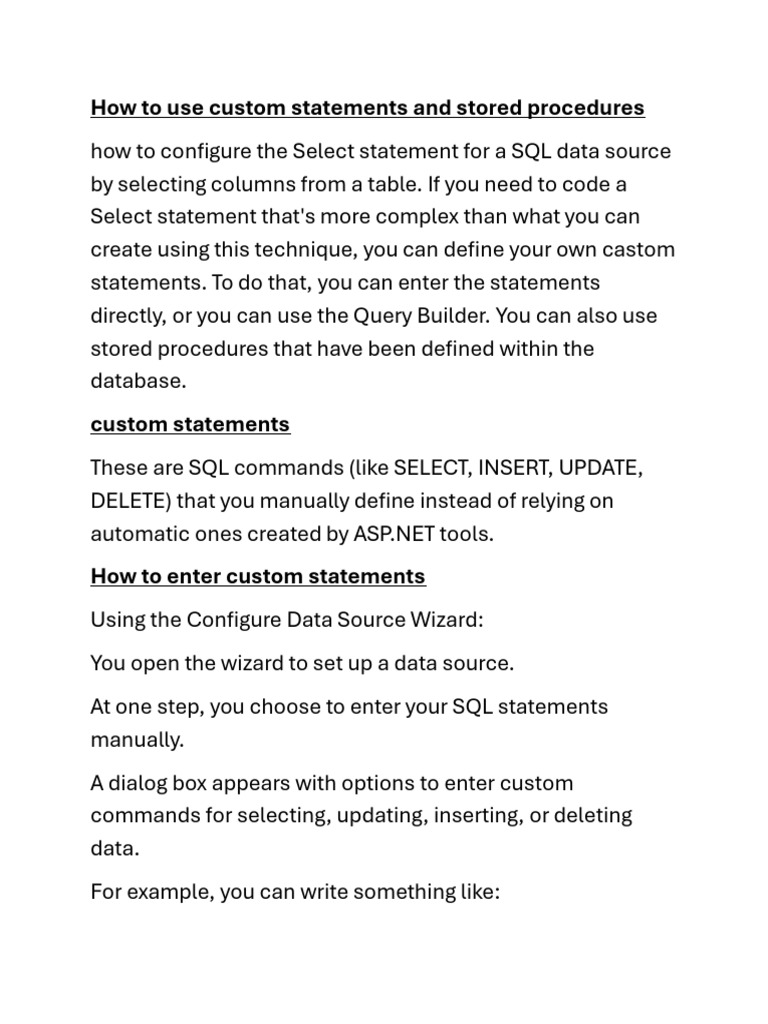 DataList, Data binding, DataSource | PDF | Sql | Cache (Computing) DataList, Data binding, DataSource | PDF | Sql | Cache (Computing)