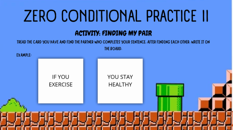 Zero Conditional Practice II | PDF