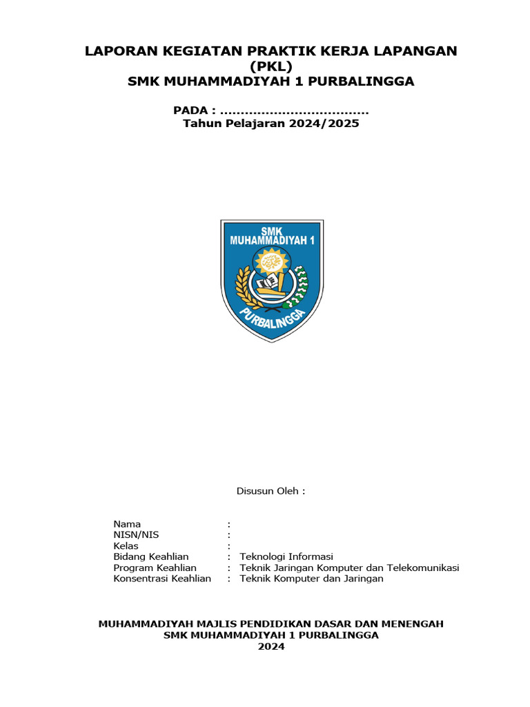 Tjkt-Laporan Kegiatan PKL | PDF