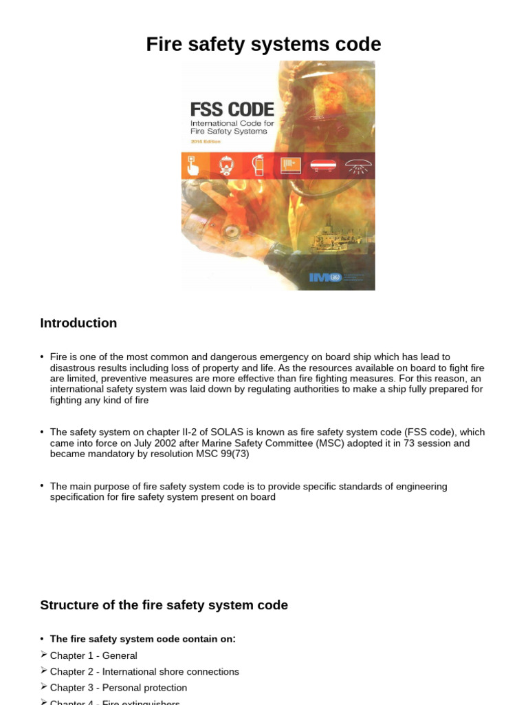 Fire Safety Systems Code | PDF | Fire Safety | Firefighter