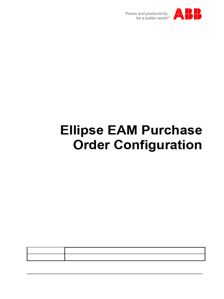 Axis - Ellipse EAM PO Configuration v3-0 | PDF | Electronic Data Interchange | Computing
