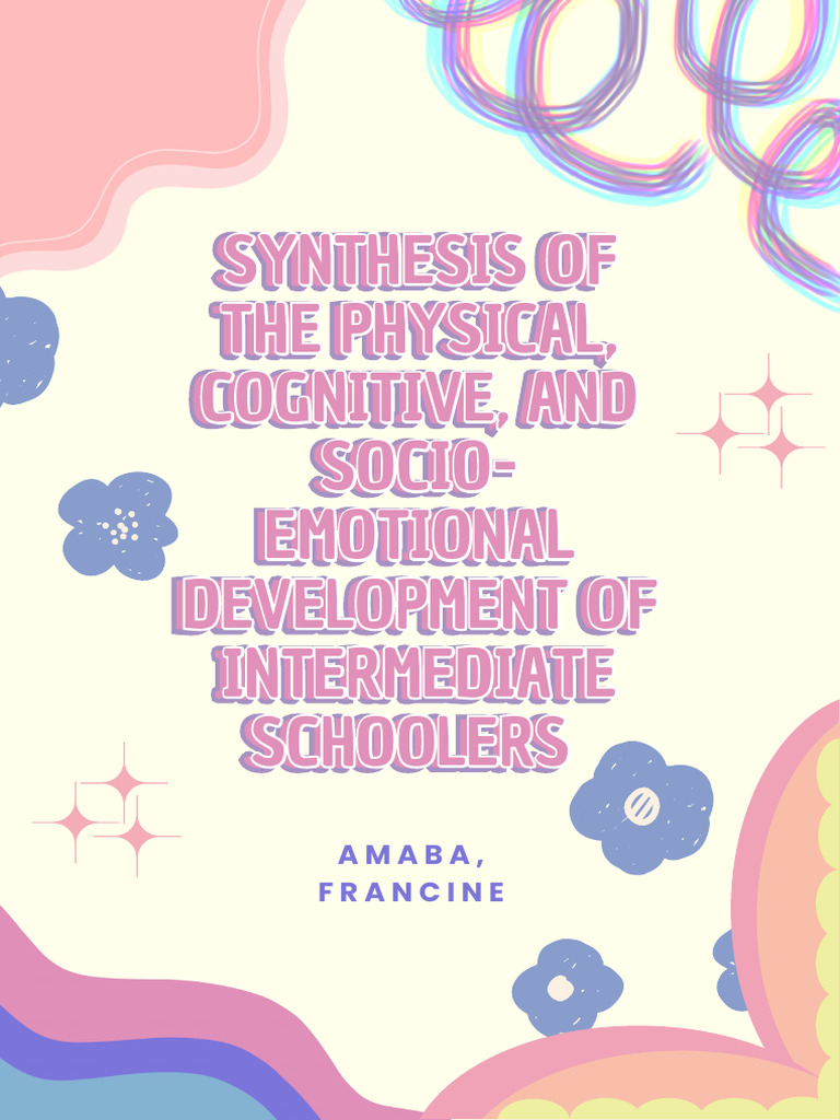 Intermediate Schooler | PDF | Adolescence | Behavioural Sciences