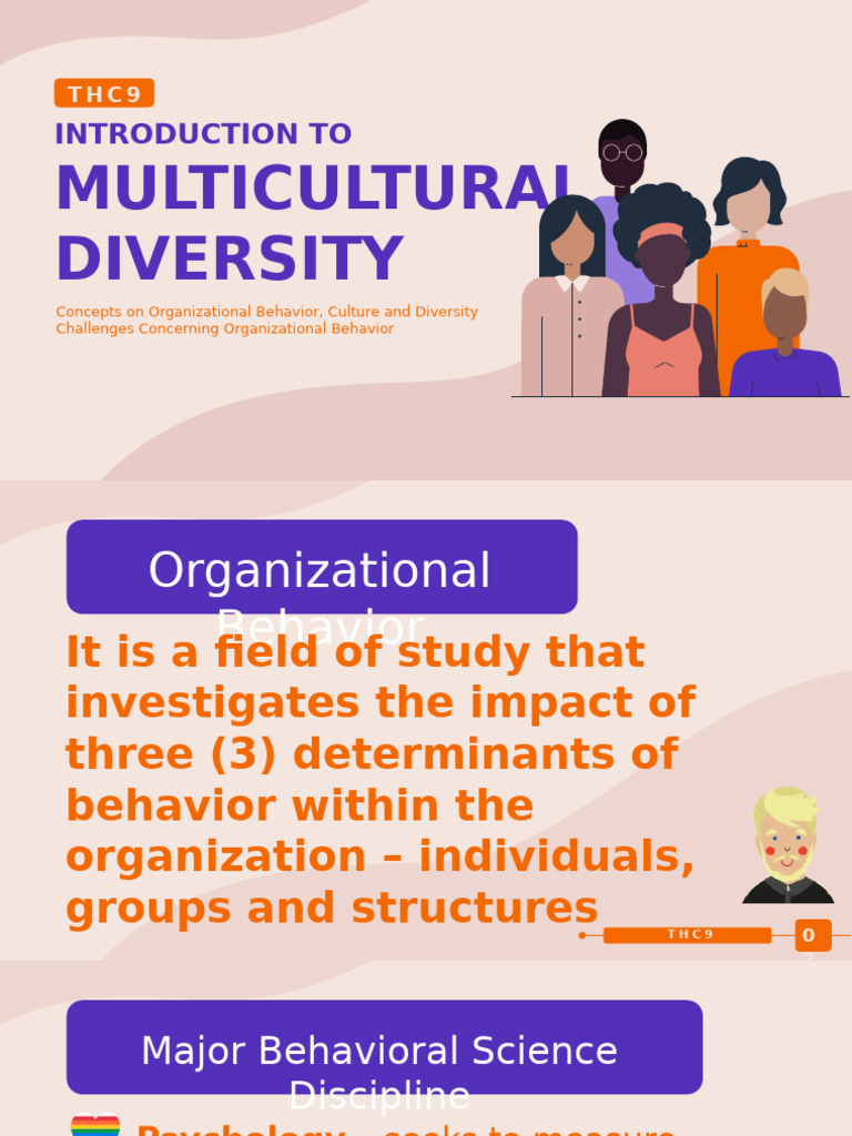 THC 9 Introduction To Multicultural Diversity | PDF | Multiculturalism ...