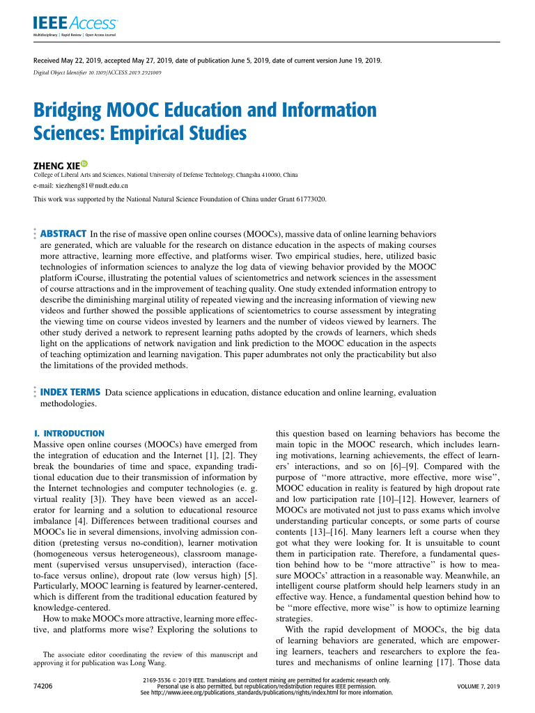 Bridging_MOOC_Education_and_Information_Sciences_Empirical_Studies | PDF | Massive Open Online ...