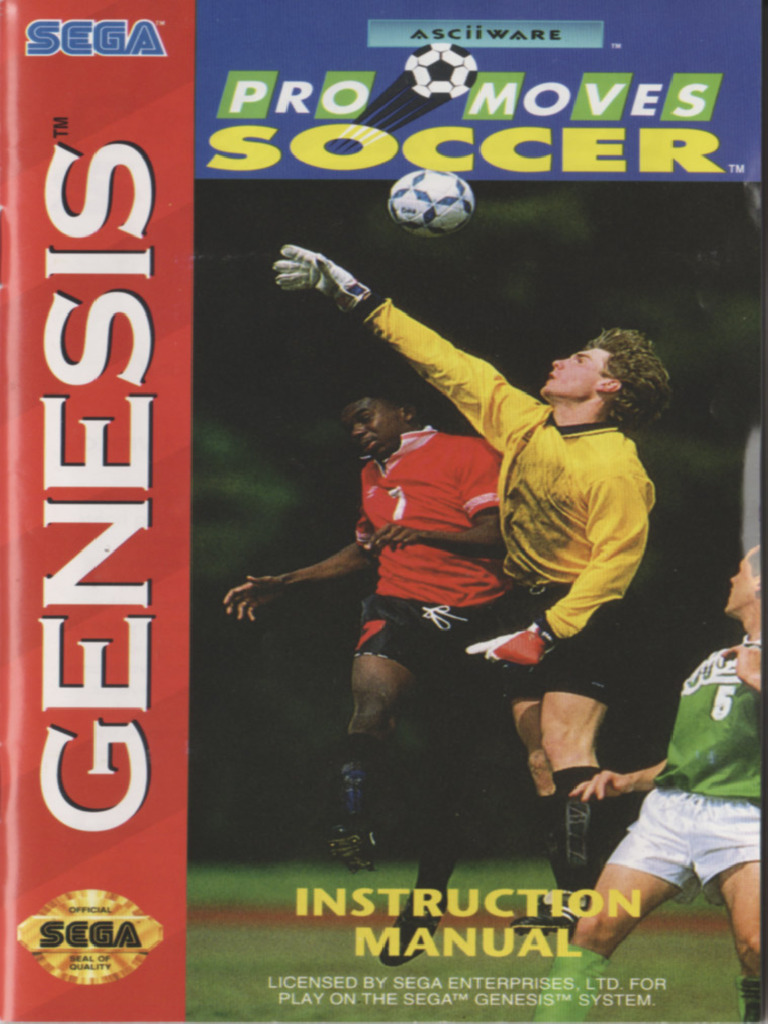 Pro Moves Soccer MD US Manual | PDF