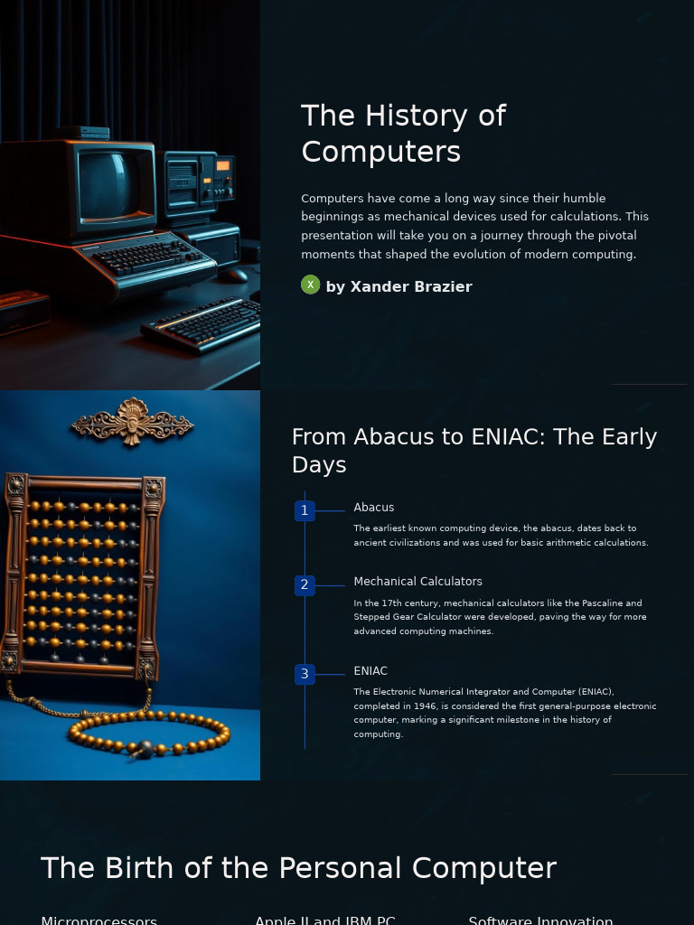 The History of Computers | PDF | Computing | Personal Computers
