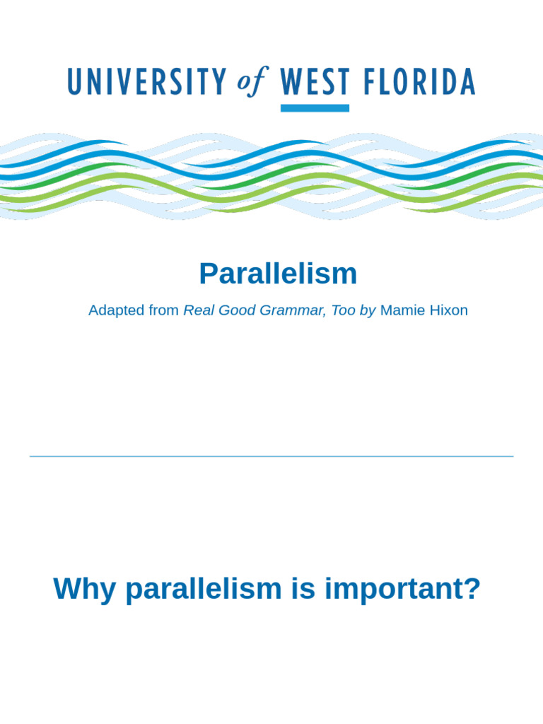 Parallelism For Web 7 2019 | PDF | Phrase | Clause