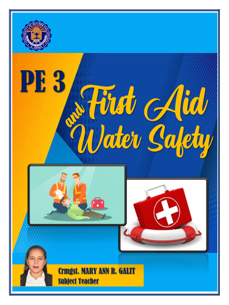 Module 1a in PE 3 | PDF | First Aid | Diseases And Disorders