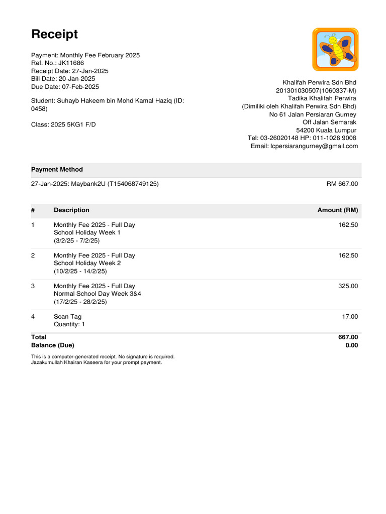 receipt-lc-persiaran-gurney-jk11686-20-jan-2025-monthly-fee-february ...