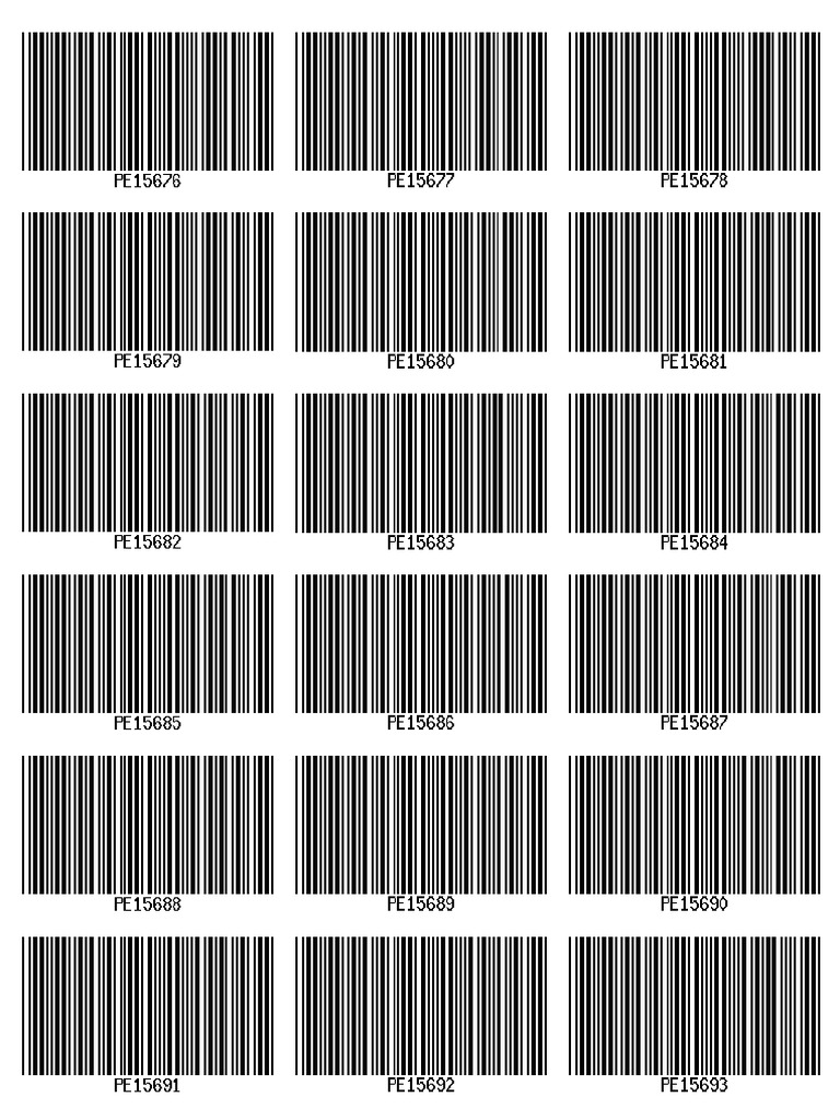 Barcodes - 6 Pages | PDF