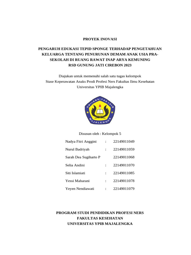 Proyek Inovasi | PDF