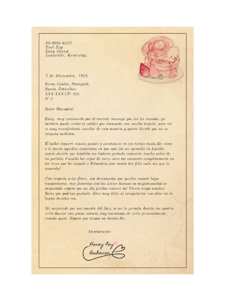 Ejemplo Carta | PDF