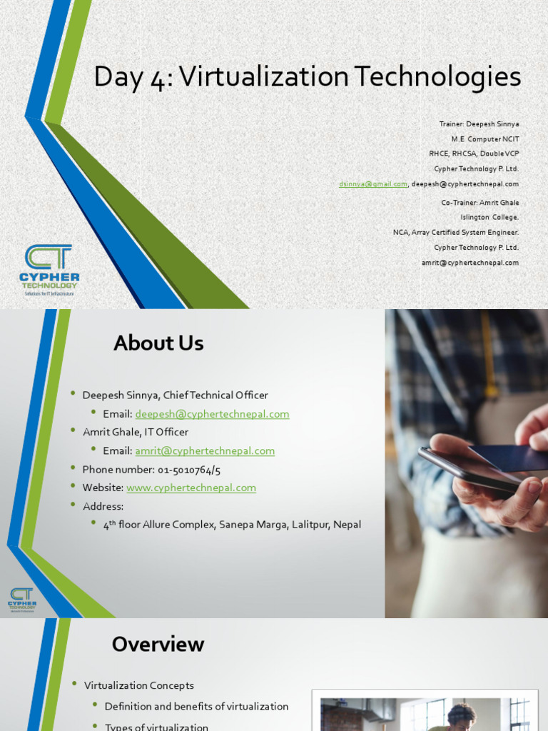 Day 4 Virtualization_Draft | PDF | Virtualization | Virtual Machine