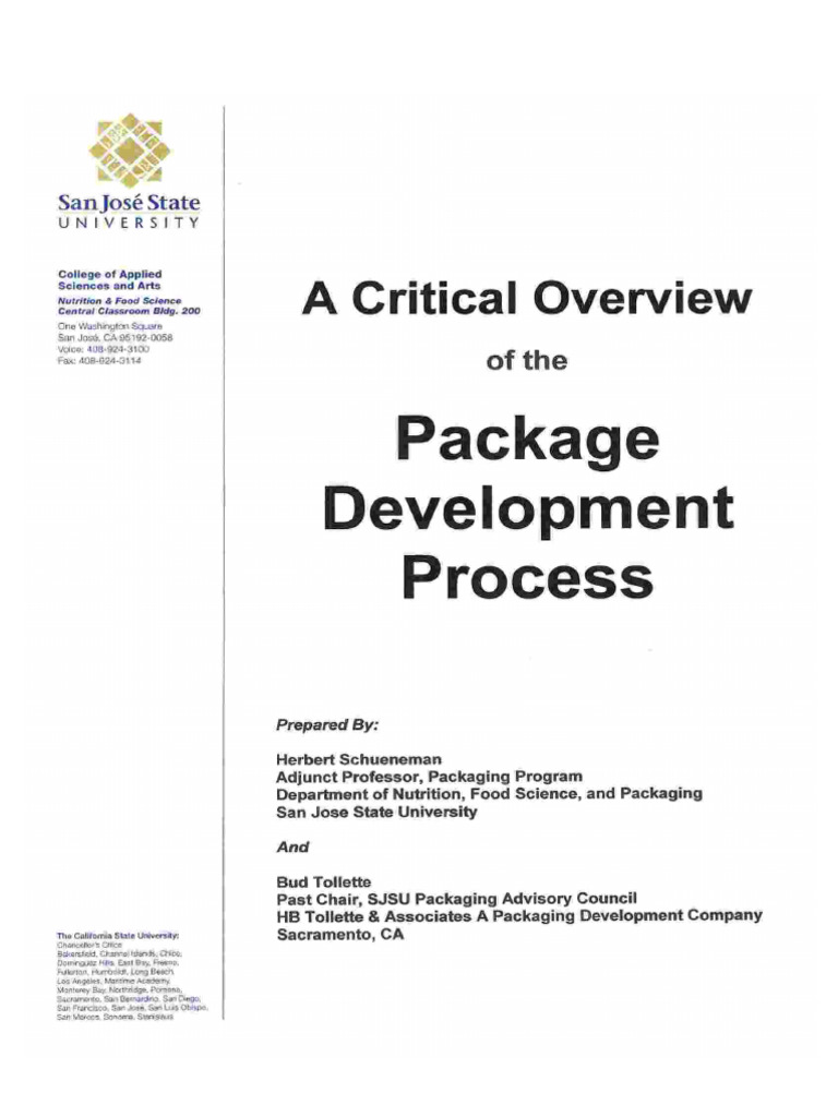 Package Development Process | PDF | Recycling | Waste