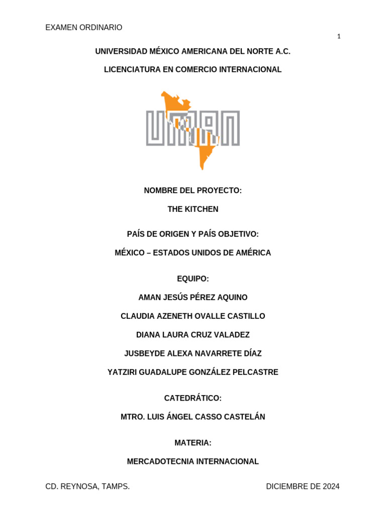 EXAMEN ORDINARIO | PDF | Moda | Marketing