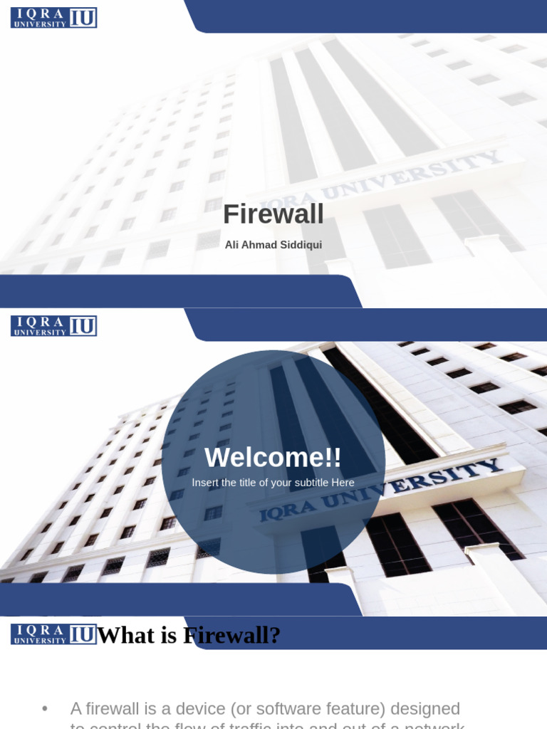 Understanding Firewall Basics and Configuration | PDF | Firewall ...